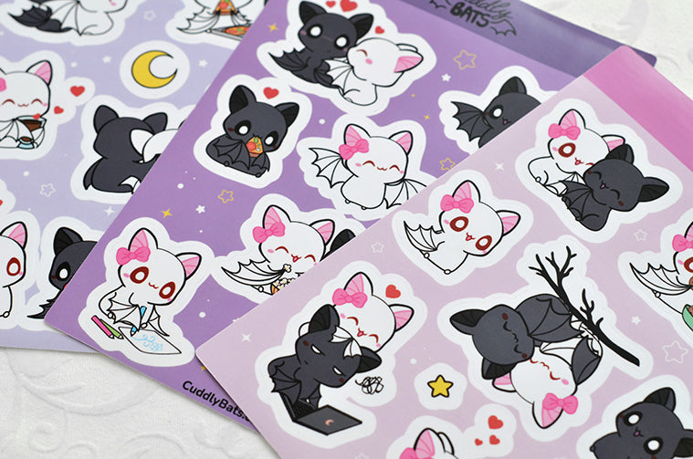 Stickers – Cuddly Bats